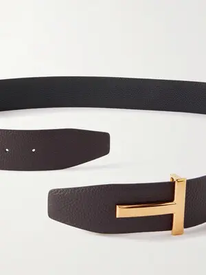 TOM FORD 4cm Full-grain Leather Reversible Belt