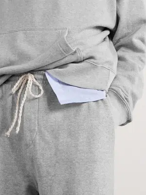 THE ELDER STATESMAN Daily Cotton And Cashmere-blend Jersey Sweatpants