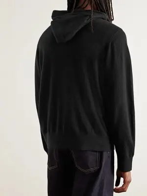 Givenchy Wool And Cashmere-blend Hoodie With Logo