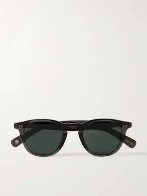 Garrett Leight Ace D-Frame Sunglasses Gray