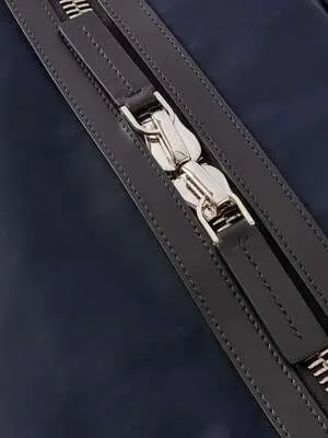 TOM FORD Leather-trimmed Recycled-nylon Weekend Bag