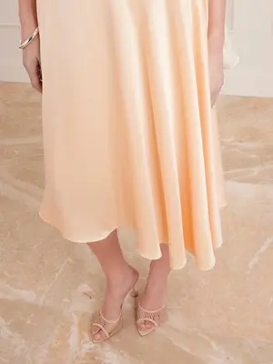 Sharon Wauchob Oly Asymmetric Satin Skirt