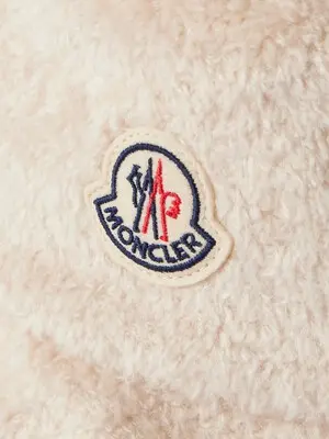 Moncler Embroidered Fleece Bucket Hat