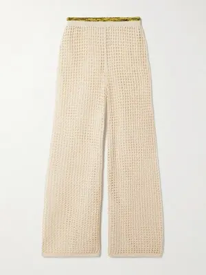 Escvdo Atuq Fringed Wide-leg Pants