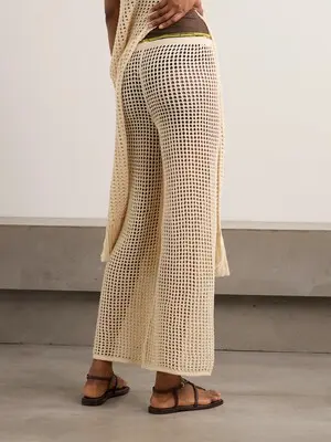 Escvdo Atuq Fringed Wide-leg Pants