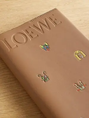 Loewe Louis Wain Logo-debossed Printed Leather Notebook