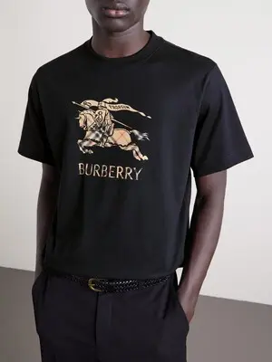 Burberry Logo-print Cotton-jersey T-shirt