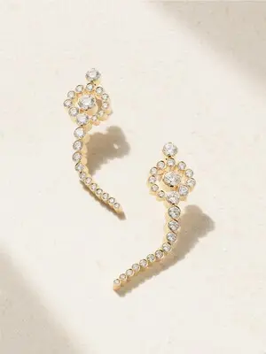Sophie Bille Brahe Escargot De Rêve Diamond Earrings - Gold