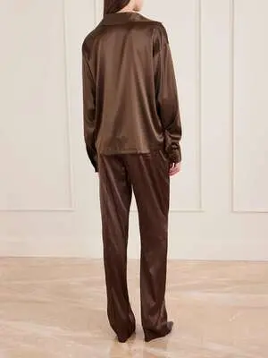TOM FORD Silk-blend Satin Blouse