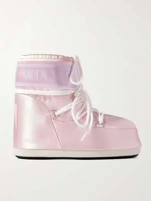 Moon Boot Icon Low Shell Snow Boots - Baby Pink