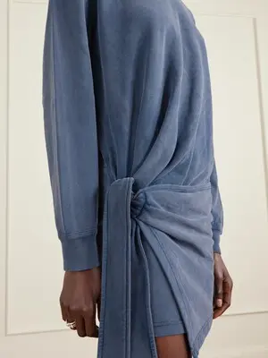 MARANT ETOILE Zae Wrap-effect Mini Dress - Blue