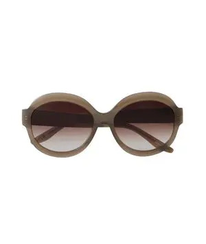 Barton Perreira Orleandra Round-frame Sunglasses - Brown