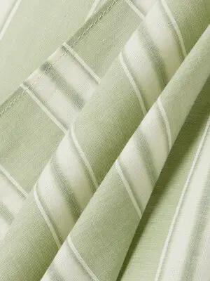 Faithfull The Brand Lomas Striped Cotton Pareo - Green