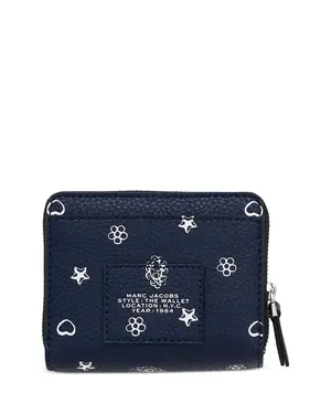 Marc Jacobs The Bandana Mini Leather Compact Wallet