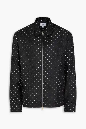 Dunhill Polkadot Satintwill Shirt