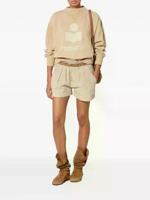 MARANT ETOILE Moby Logo Sweatshirt - Neutrals