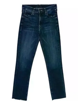 Women's Mid-Rise Skinny Ankle Fray Jeans
