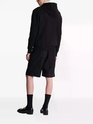 Balmain Logo-print Cotton Hoodie - Black