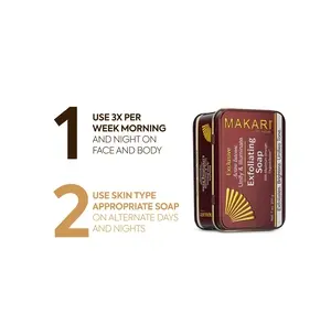MAKARI Exclusive Toning Milk & Soap