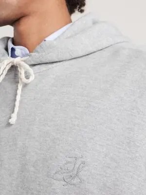 THE ELDER STATESMAN Daily Logo-embroidered Hoodie