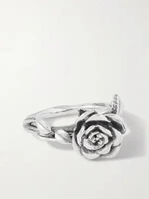 Enfants Riches Déprimés Rose Ring - Silver