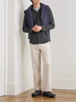JAMES PERSE Supima Cotton-blend Piqué Polo Shirt