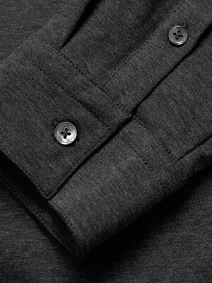 JAMES PERSE Supima Cotton-blend Piqué Polo Shirt
