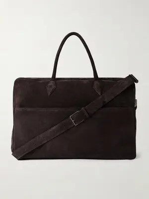 METIER Closer Suede Weekend Bag - Brown