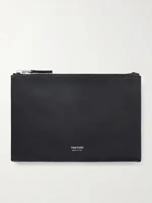 TOM FORD Leather Pouch - Black