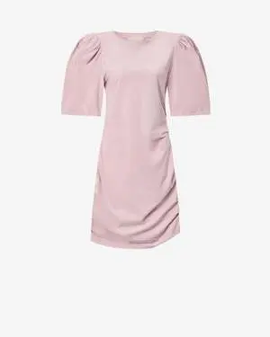 Isabel Marant Mylda Short Sleeve Mini Dress - Pale Pink