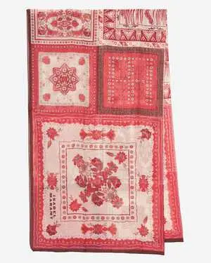 Isabel Marant Luana Foulard - Red/ecru