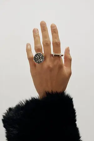 Free People On Lock Ring Mixed Metal