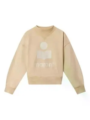 MARANT ETOILE Moby Logo Sweatshirt - Neutrals