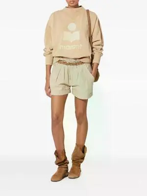MARANT ETOILE Moby Logo Sweatshirt - Neutrals