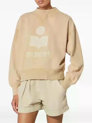 MARANT ETOILE Moby Logo Sweatshirt - Neutrals