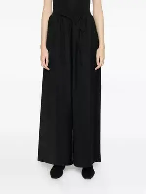 TOTEME Dinner Drawstring Wool Trousers