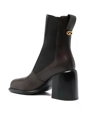 SERGIO ROSSI 80mm Block-heel Boots