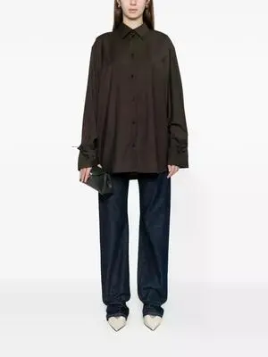 TOTEME Tie-cuff Shirt - Brown