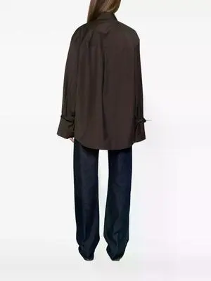 TOTEME Tie-cuff Shirt - Brown