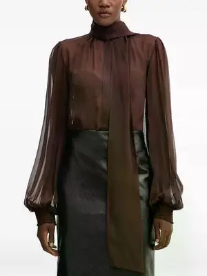 Retrofete High-neck Long-sleeve Top