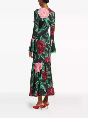 La DoubleJ Gilda Floral Maxi Dress