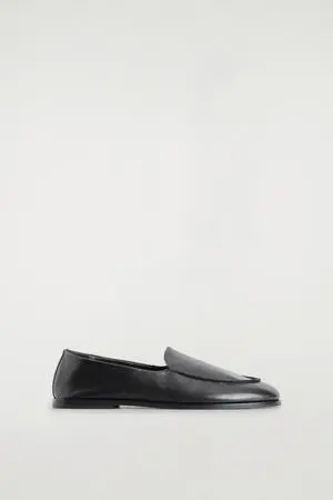 Cos Classic Leather Loafers - Black
