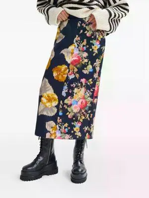 Essentiel Antwerp Floral-print Midi Skirt