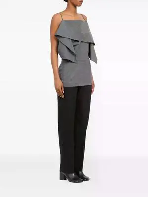 MAISON MARGIELA Ruffled Strap Top