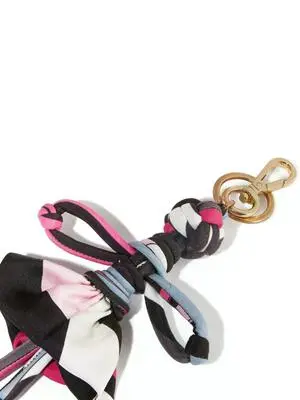 Emilio Pucci Iride-print Silk Keychain