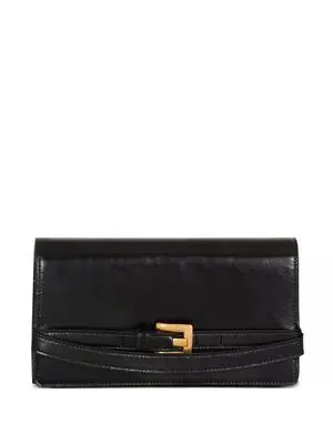 Balmain Belt-detail Clutch - Black