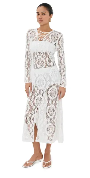 Women's Allover Lace Maxi Dresses
