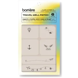 BARRIERE Travel Well Patch 6-pack In Flight - One-color