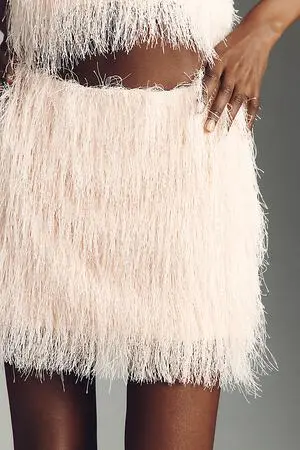 Maeve Fringe Mini Skirt