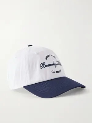 SPORTY & RICH Beverly Script Baseball Cap - Blue